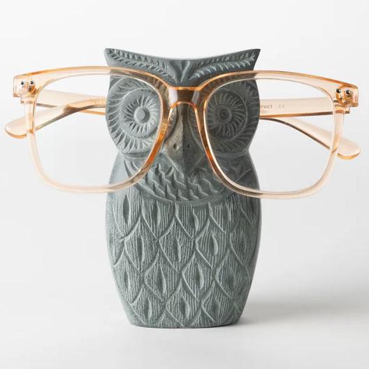 ULLU OWL SOAPSTONE EYEGLASS HOLDER – Bull City Fair Trade